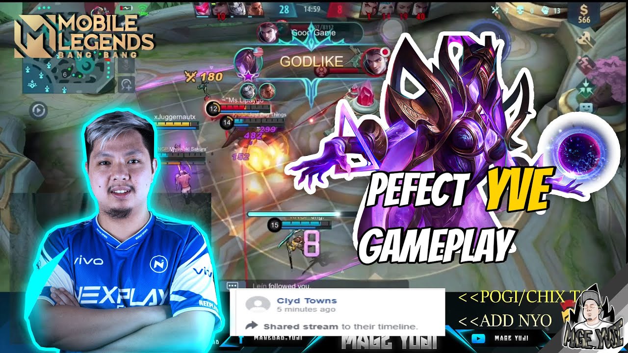 PERFECT YVE GAMEPLAY | MLBB - YouTube