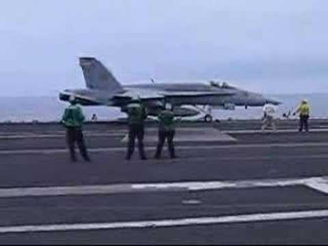 F-18 Carrier Takeoff and Fly By - YouTube