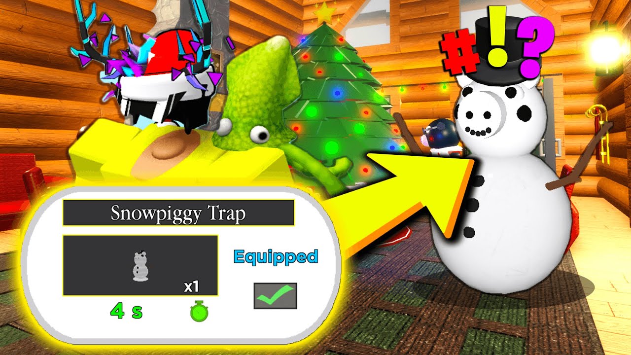 *NEW* PIGGY 2 SNOWMAN TRAP TROLL..*HOLIDAY HUNT* (Roblox) - YouTube