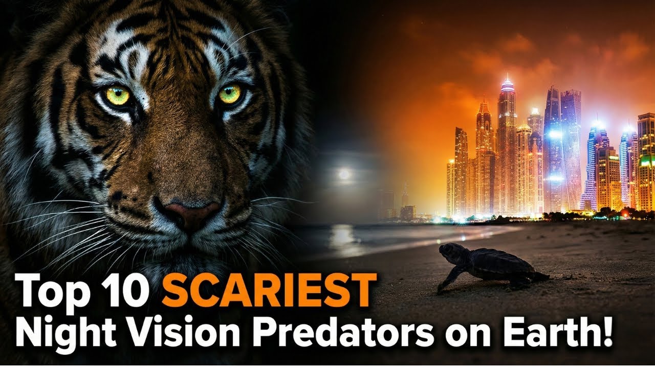 Top 10 SCARIEST Night Vision Predators on Earth! - YouTube