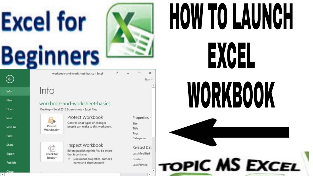 How To Launch An Excel Workbook YouTube How To Launch An Excel Workbook YouTube