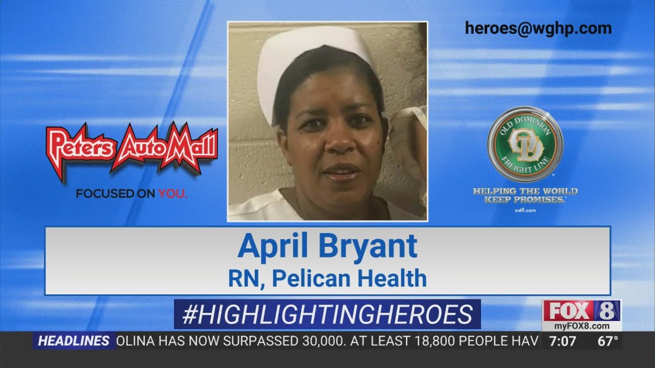 FOX8 Highlighting Heroes: April Bryant, RN at Pelican Health - YouTube