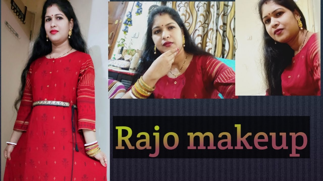 Pahili Rajo Makeup Look |RAJO 2020 |Rajo makeup ପହିଲି ରଜ। - YouTube