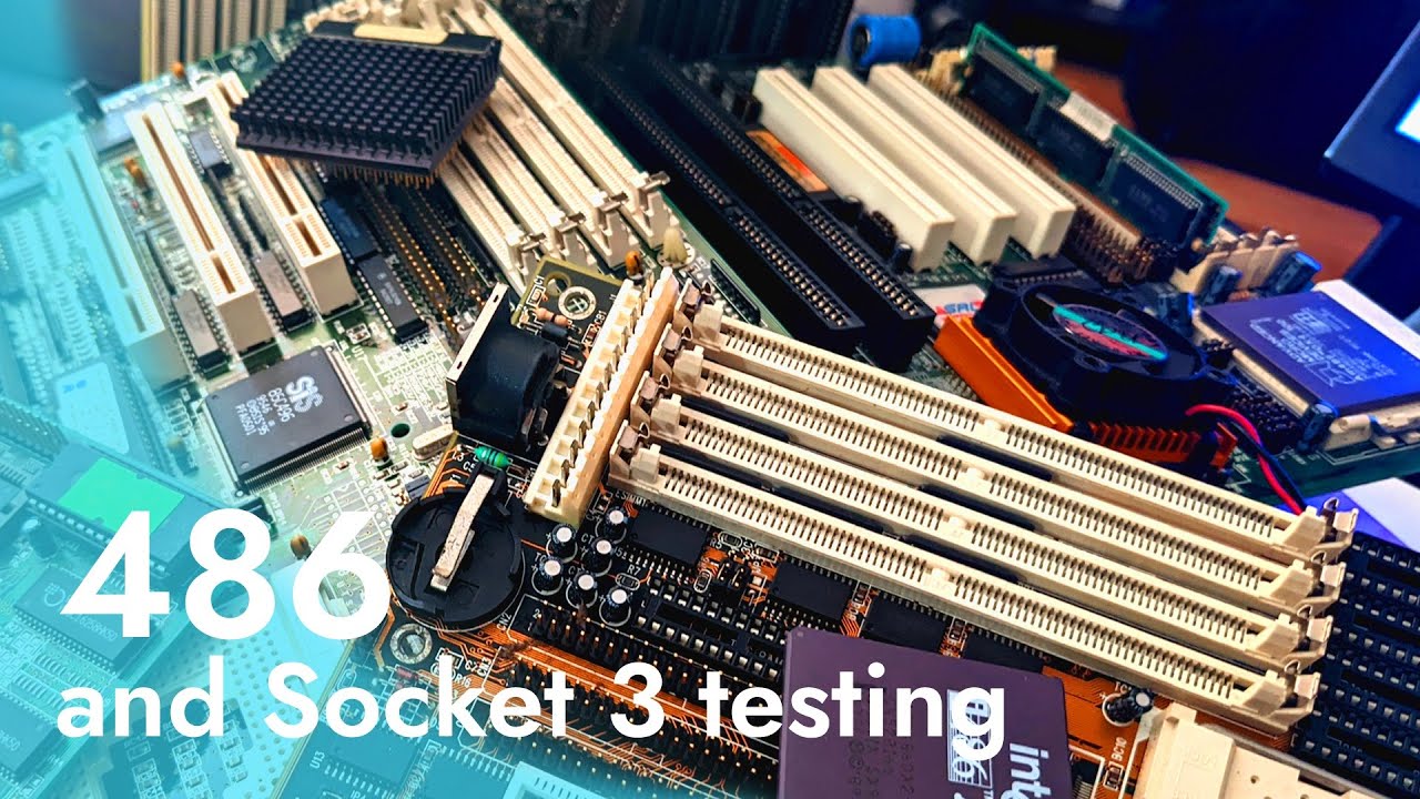 486 and Socket 3 testing - YouTube