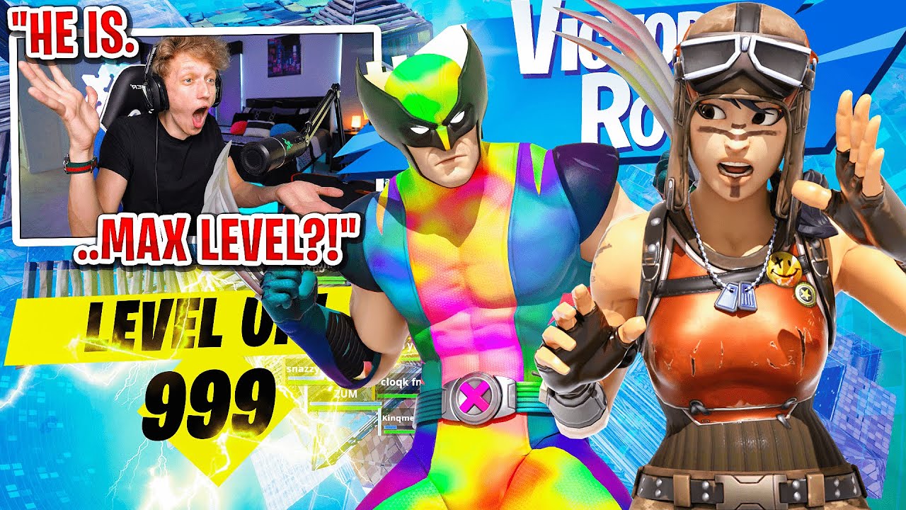 I met a RAINBOW WOLVERINE who grinds Fortnite 21 HOURS every day... (he ...