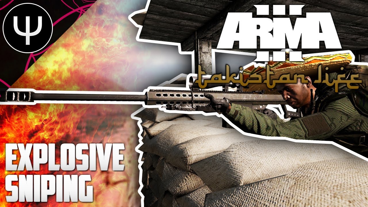 ARMA 3: Takistan Life Mod — M107 Explosive Sniping 1,000 Meters! - YouTube