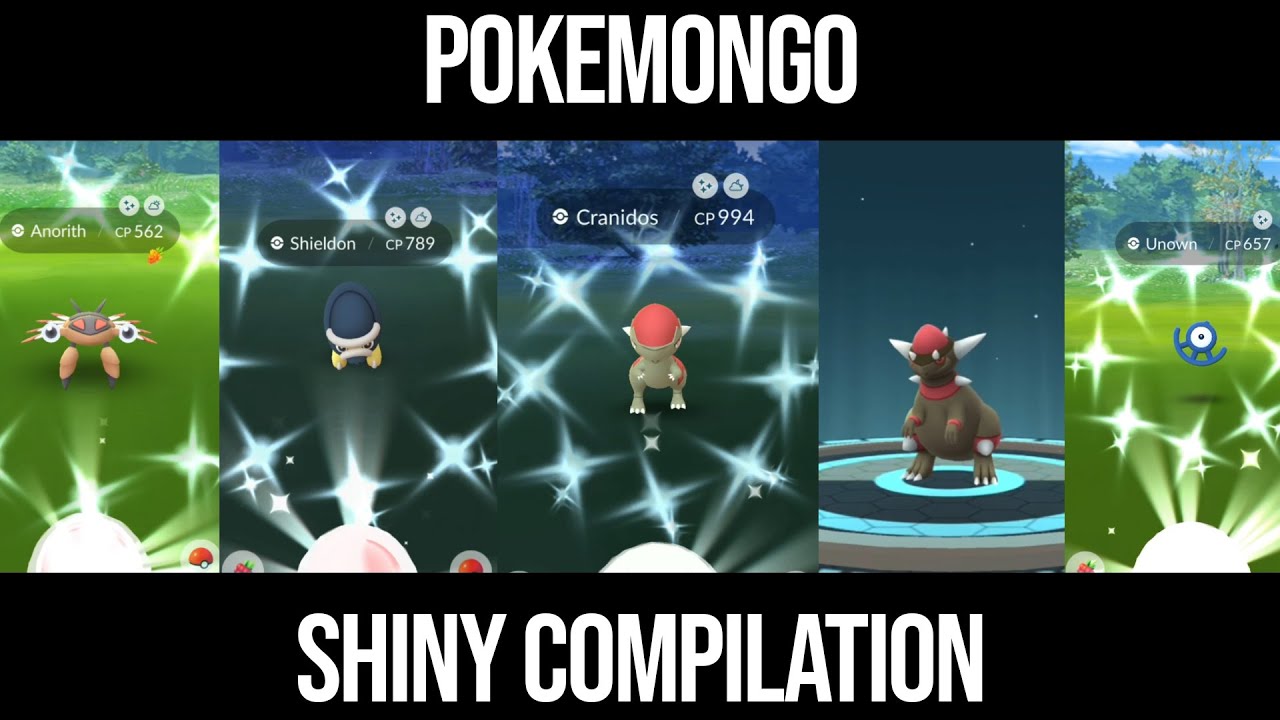 Shiny Cranidos and Shieldon are LIVE!!! - Pokemon GO Shiny Compilation ...