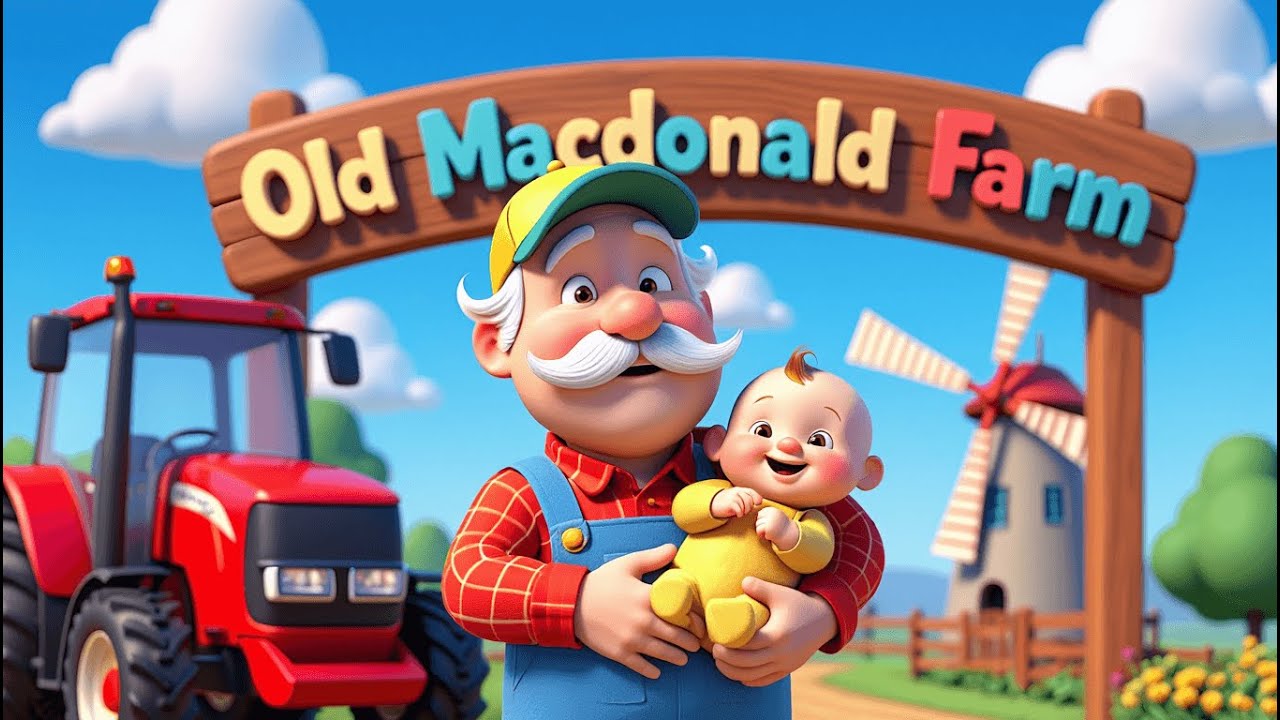 Old MacDonald 3D Kids Song – Fun Farm Animals Learning! - YouTube