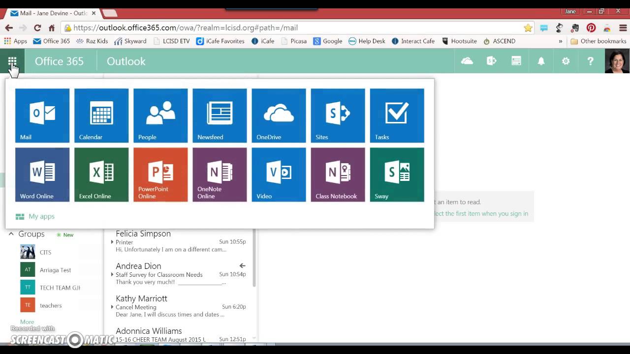 Office 365 and Staff Site - YouTube