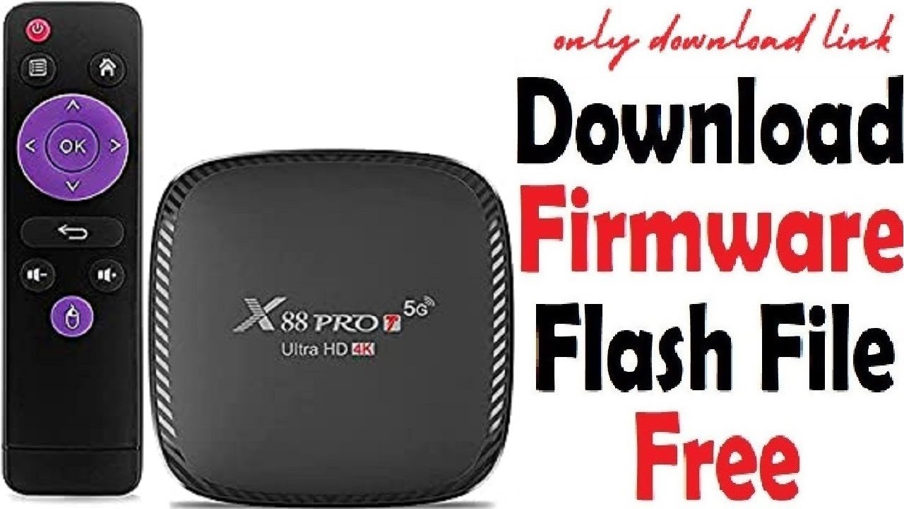 X88 Pro T TV Box Flash File Firmware - YouTube