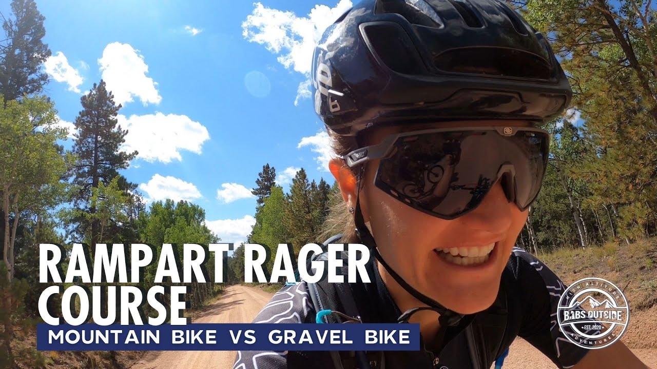 Rampart Rager Route // Gravel vs MTB Bike - YouTube