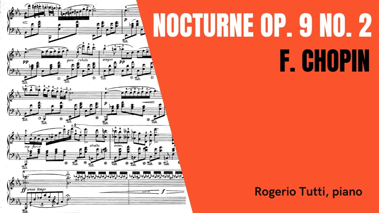 Chopin: Nocturne Op. 9 No. 2 - Sheet Music - YouTube