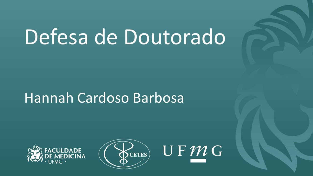 Defesa de Doutorado - Hannah Cardoso Barbosa - YouTube