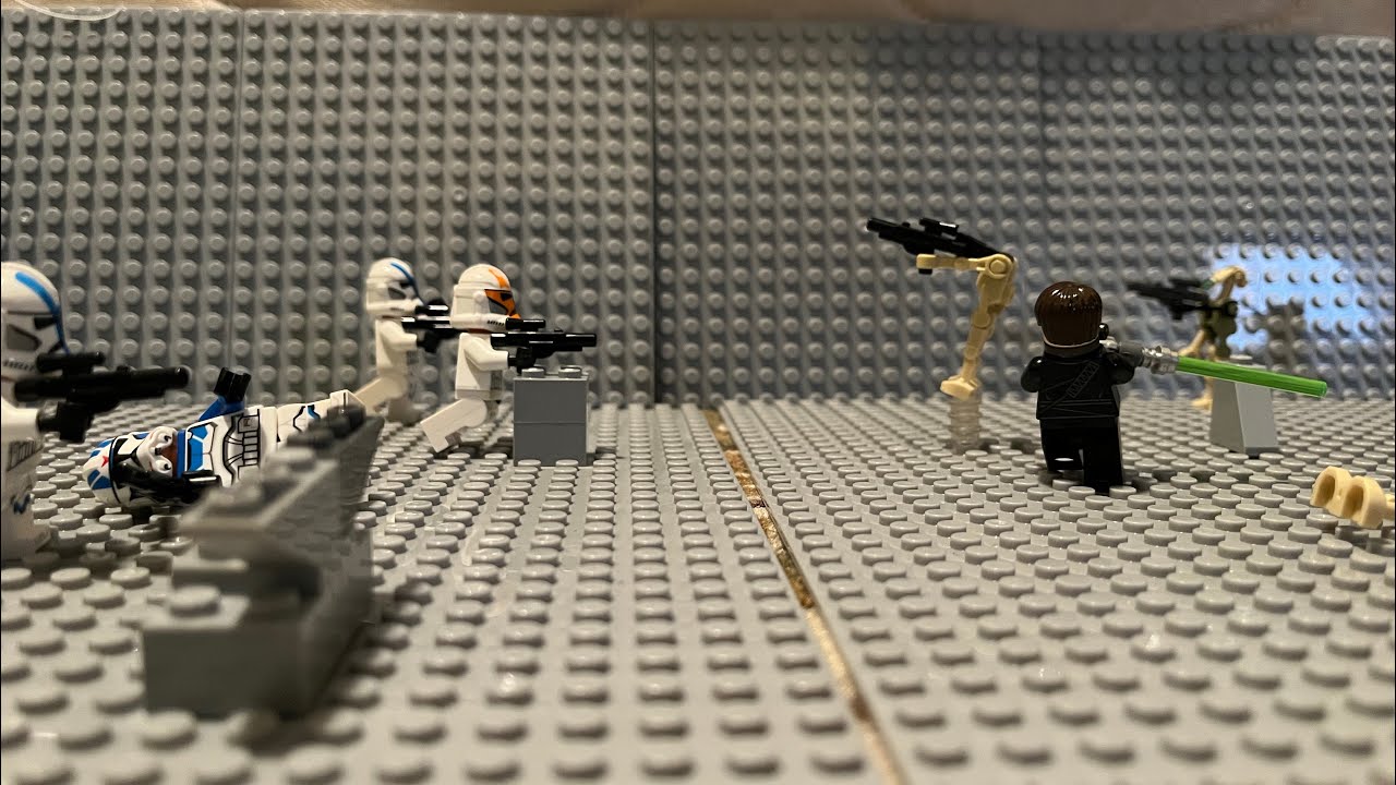 Lego Star Wars Stop Motion- The Clone Wars - YouTube