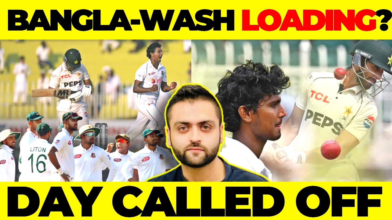 BANGLA-WASH loading on Pakistan? Pakistan vs Bangladesh 2nd Test - YouTube