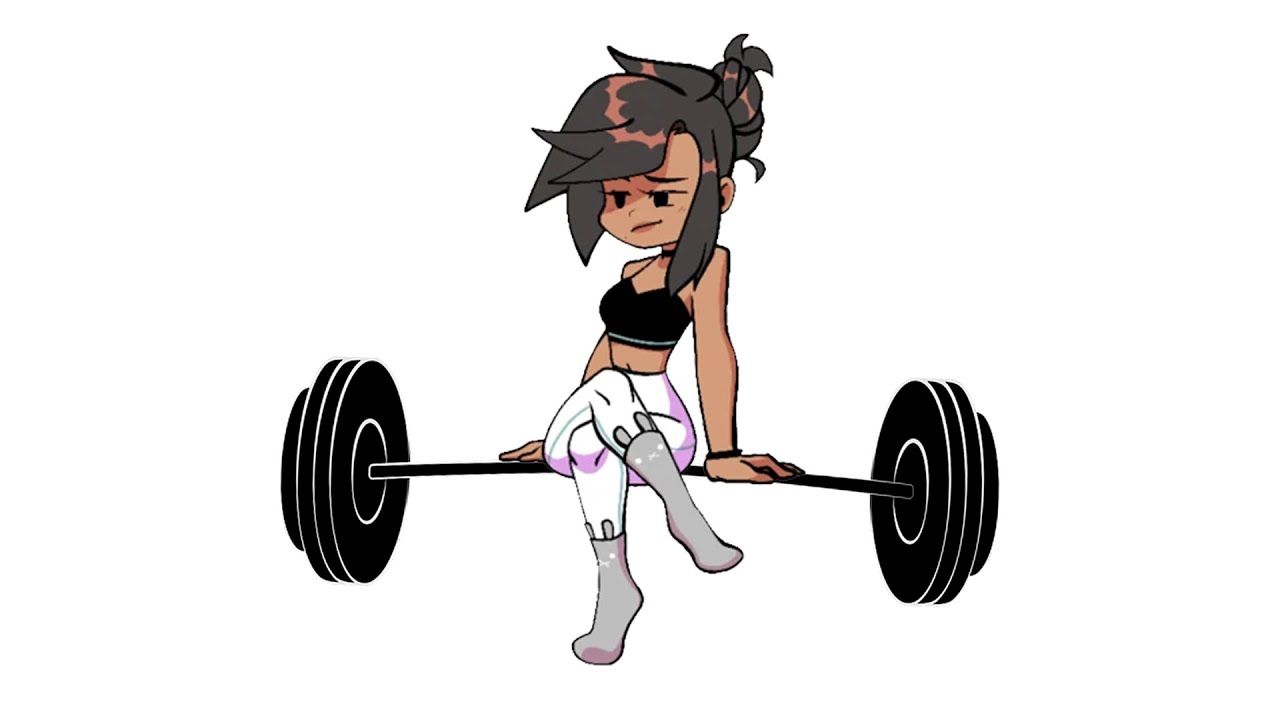 fnf ayana + gym = ? | friday night funkin animation - YouTube