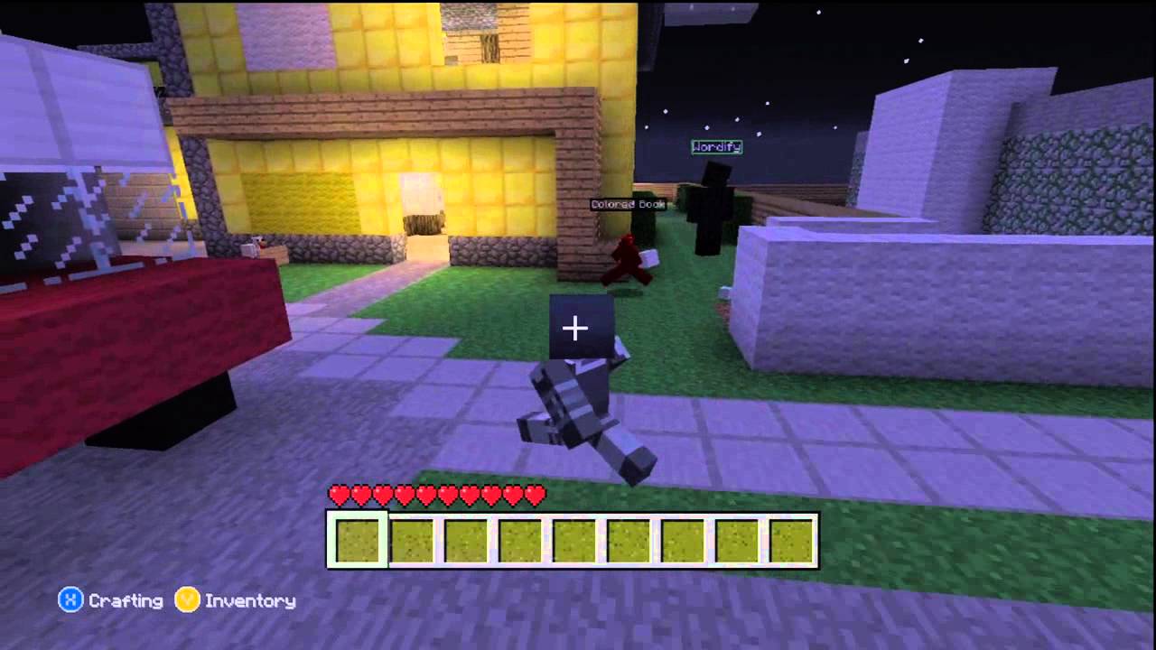 Herobrine on MInecraft Xbox 360 Edition !?!? - YouTube