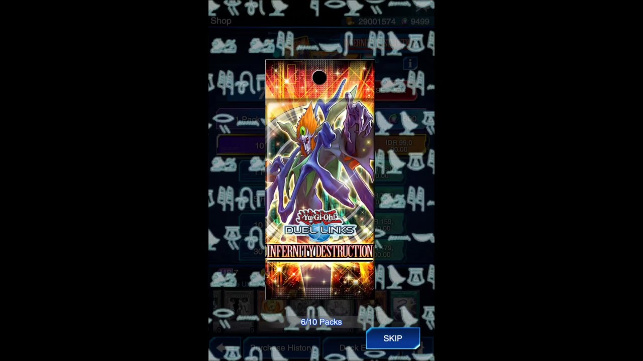 Yugioh Duel Links - Opening pack : Infernity Destruction with Joey DSOD ...