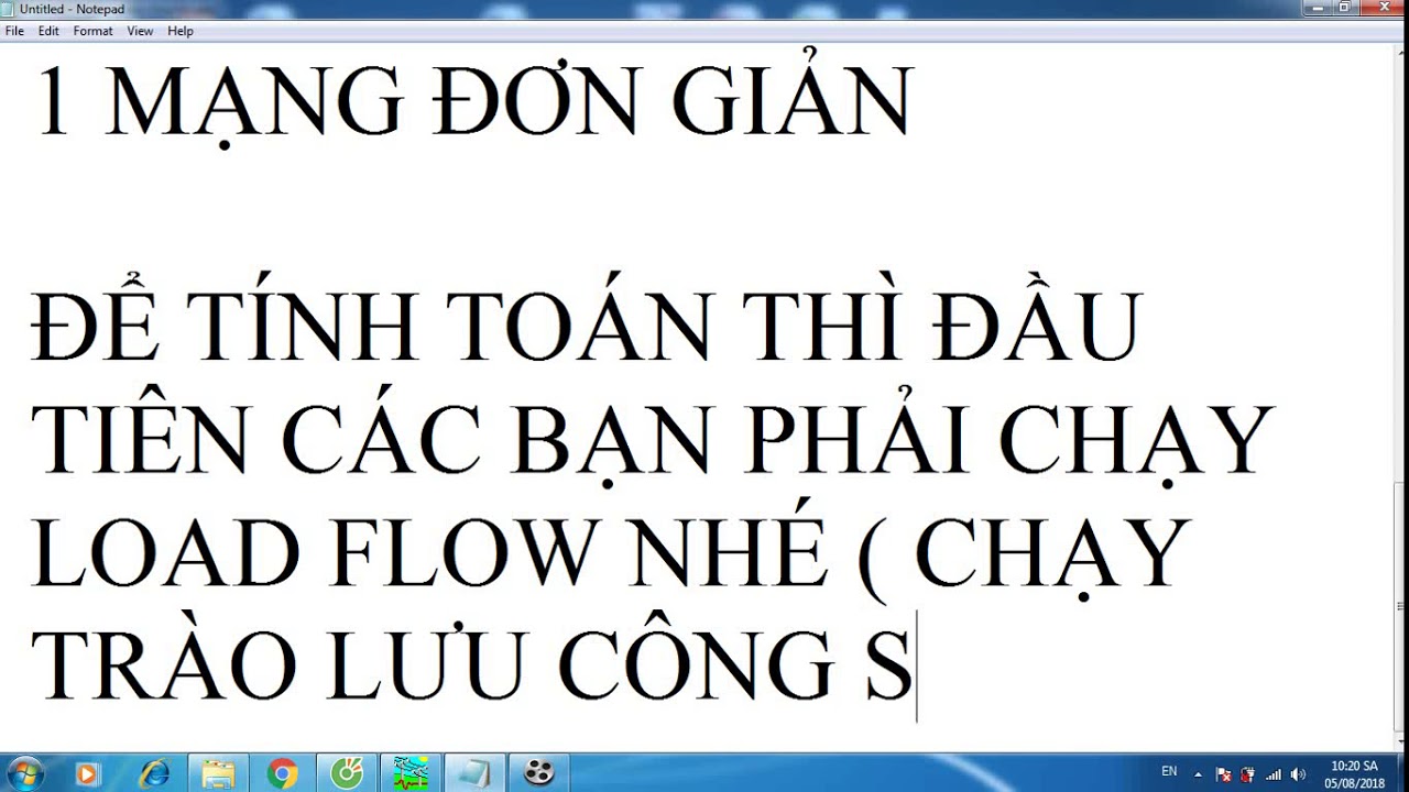 TÍNH TỔN THẤT CÔNG SUẤT TRÊN LƯỚI ĐIỆN BẰNG PHẦN MỀM PSS ADEPT - YouTube