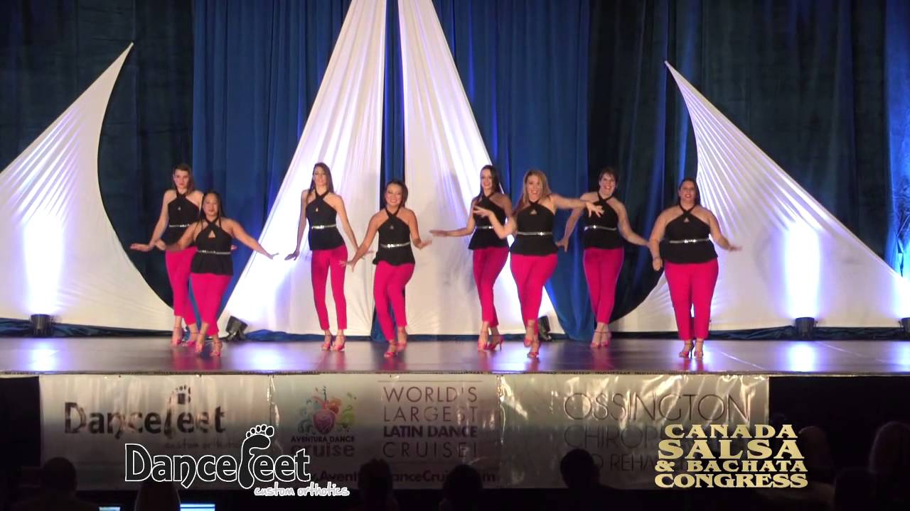Canada Salsa Congress 2014-SALSA FANATICS LADIES - YouTube