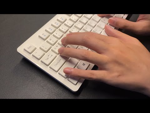 [ASMR] 1 hour 아이리버 KM3000W 멤브레인 키보드 IRIVER KM3000W membrane keyboard ...