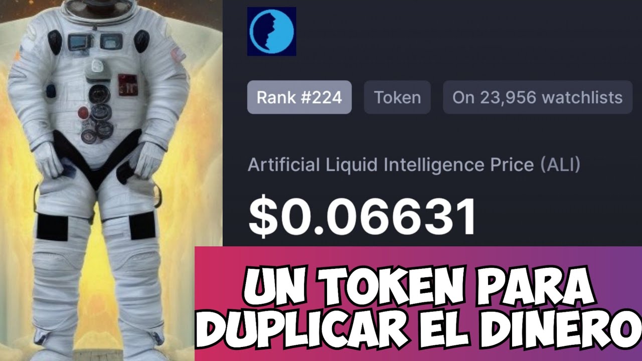 ALI token (inteligencia artificial) ANALISIS A CORTO PLAZO - YouTube