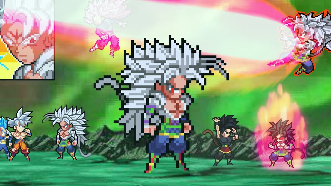 PACK DE SPRITES DE GOKU AF SSJ 5 {Sprite animation} 🐉 - YouTube