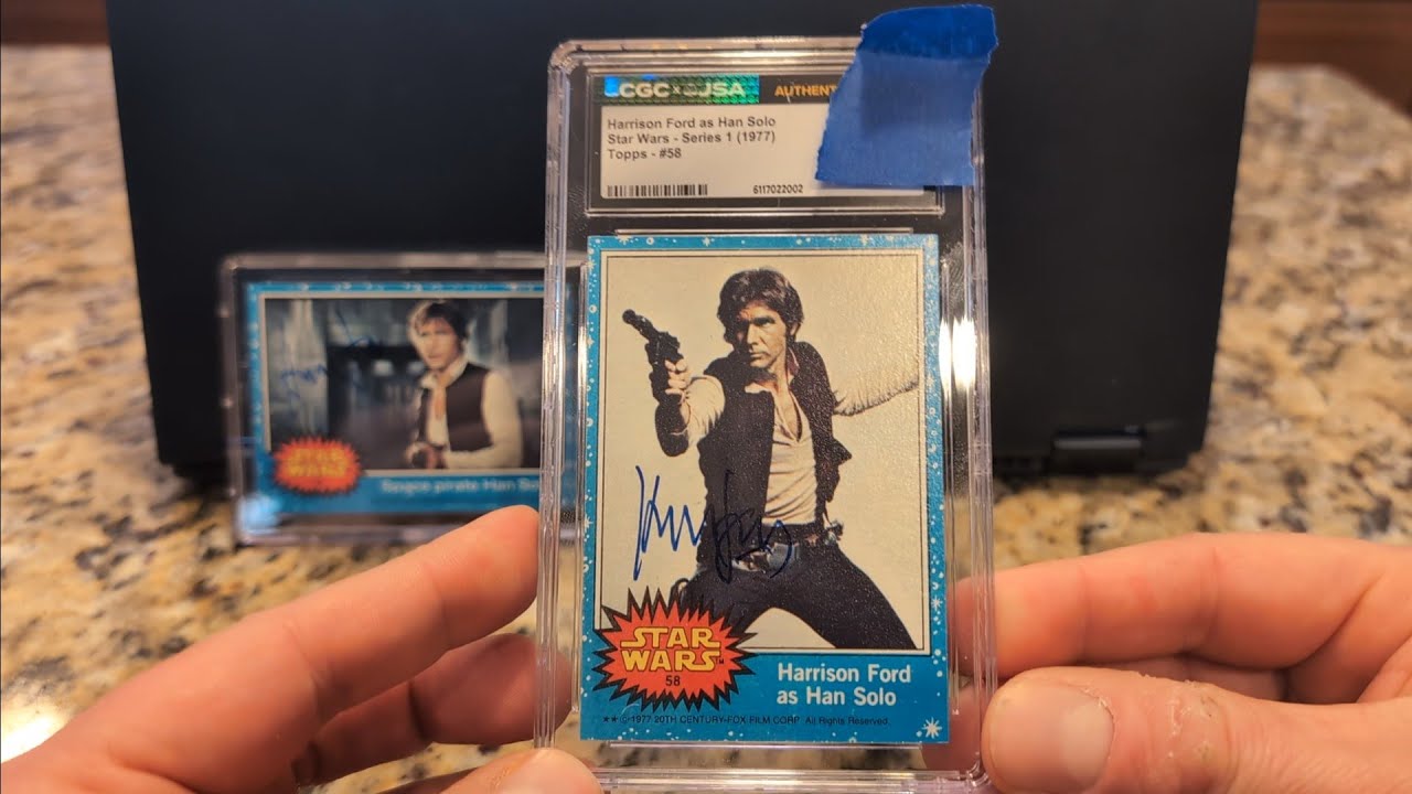 CGC Cards Dual Service GRADE REVEAL - Harrison Ford - YouTube
