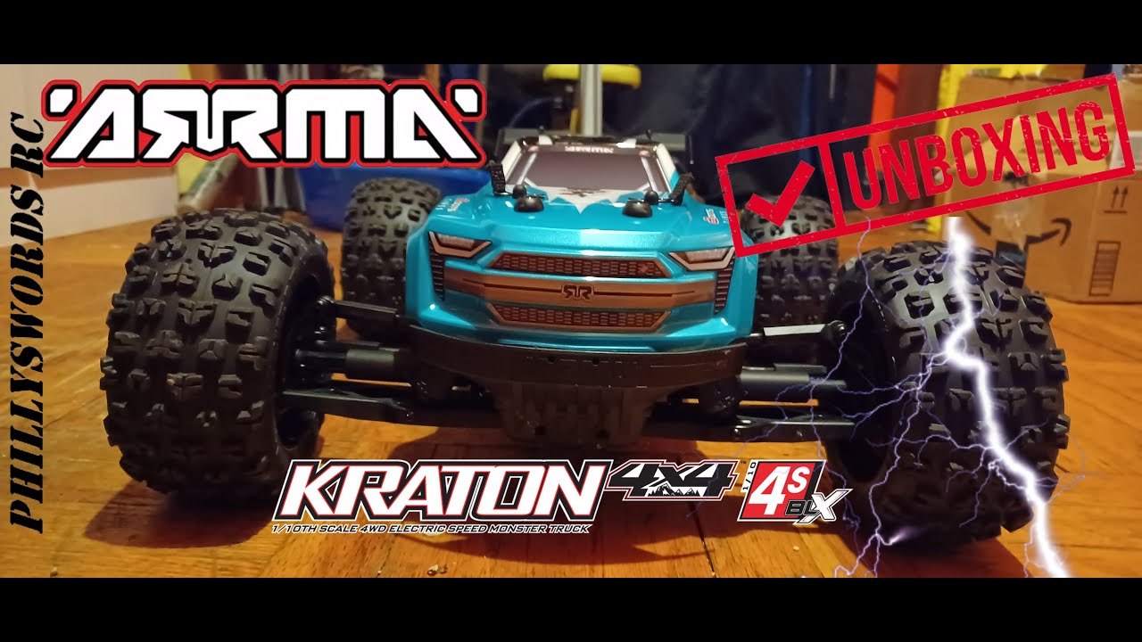 Arrma Kraton 4S V2 Unboxing and Run - YouTube