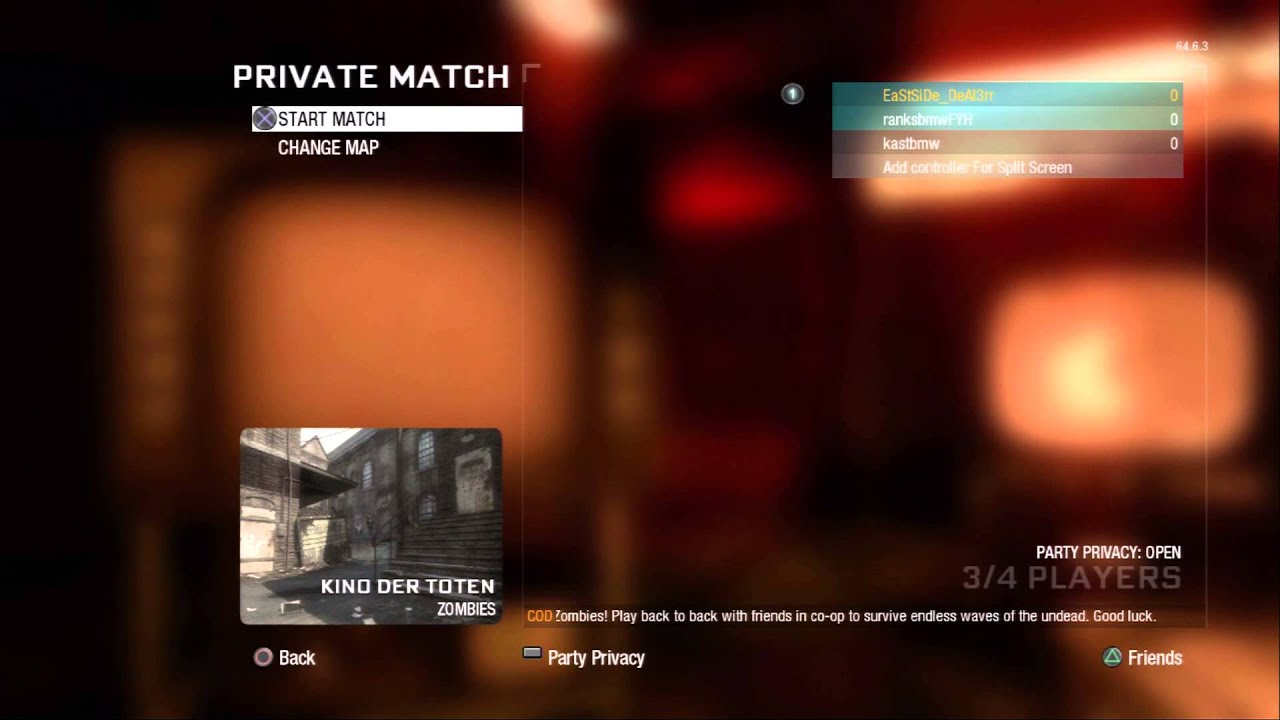 BO Zombies Five gameplay ps3 - YouTube