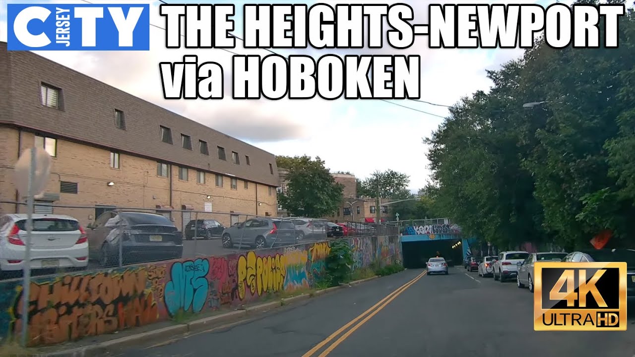 Driving Jersey City Heights to Newport via Hoboken (4K) - YouTube