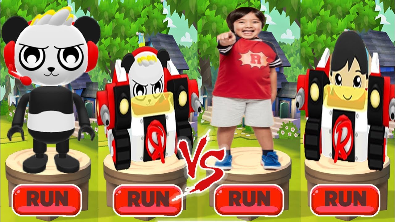 Tag with Ryan - Micro Mecha New Ryan vs Combo Panda - All Costumes All ...