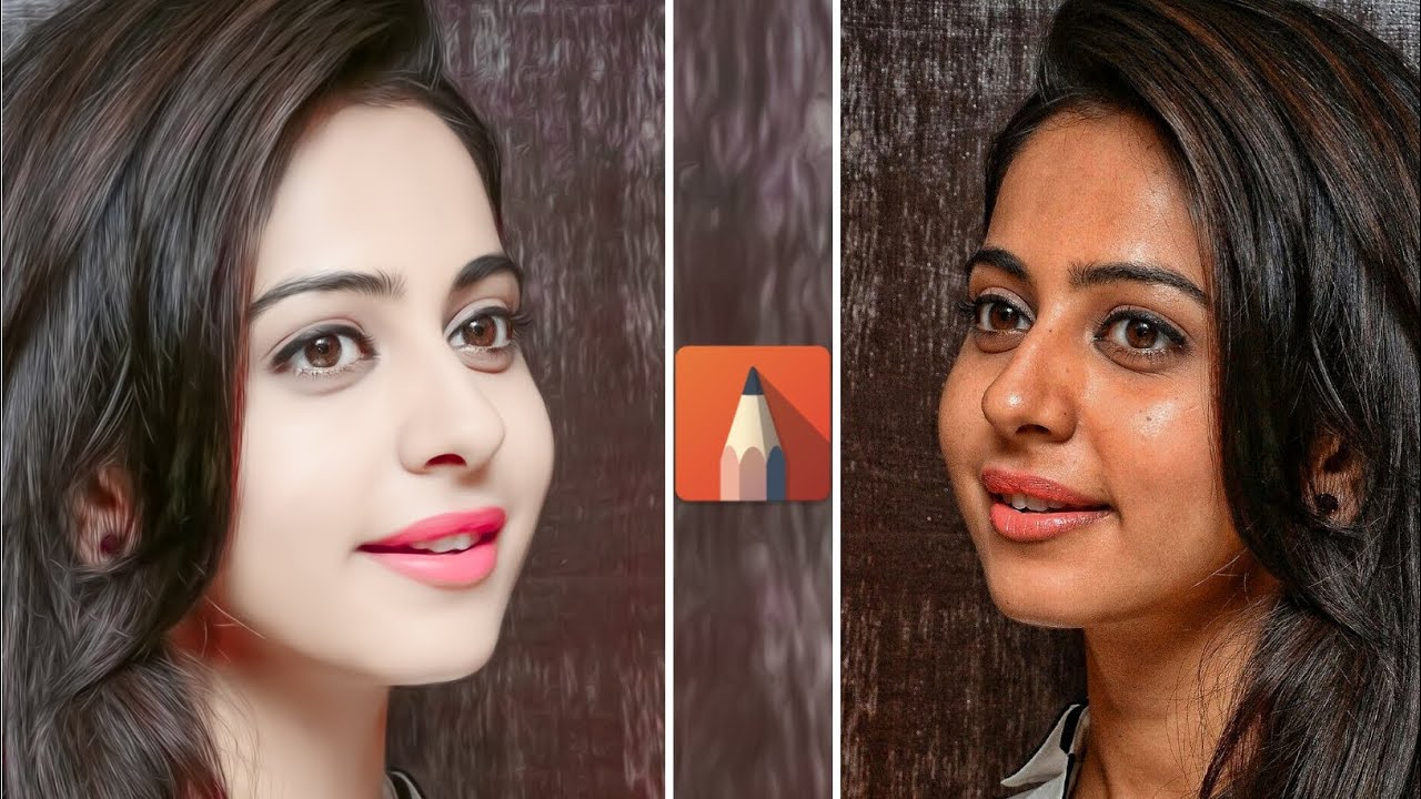 Full Hd Face Smooth Photo Editing||Sketchbook Face Smooth Photo Editing ...