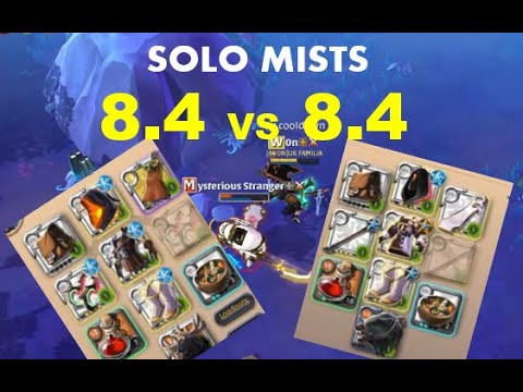 ALBION ONLINE SOLO MISTS! 8.4 DEATHGIVERS VS 8.4 DOUBLE BLADED STAFF ...