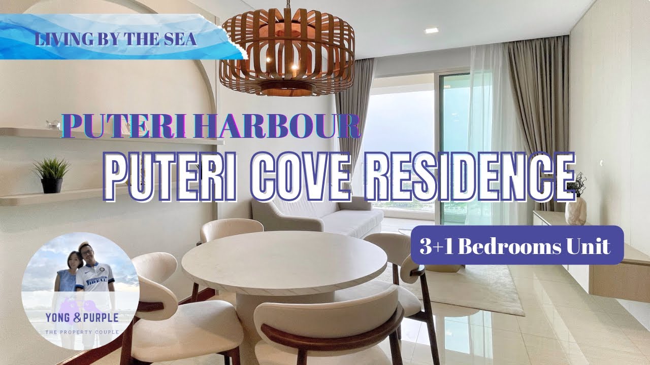 Puteri Cove Residence @ Puteri Harbour • 3+1 Bedrooms | Living By The ...