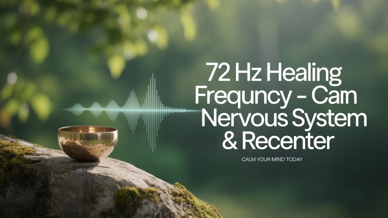 72 Hz Healing Frequency – Calm Your Nervous System & Recenter - YouTube