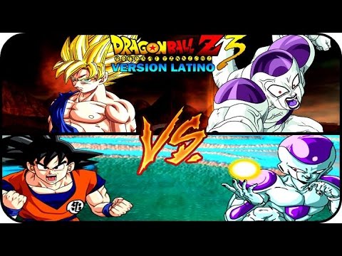 DRAGON BALL Z BUDOKAI TENKAICHI 3 VERSION LATINO GAMEPLAY GOKU VS FREEZER