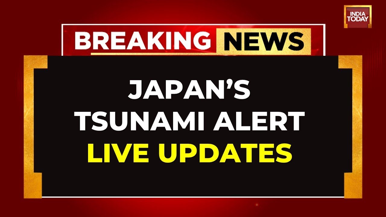 Japan Tsunami LIVE News | Tsunami Alert In Japan | Earthquake In Japan ...
