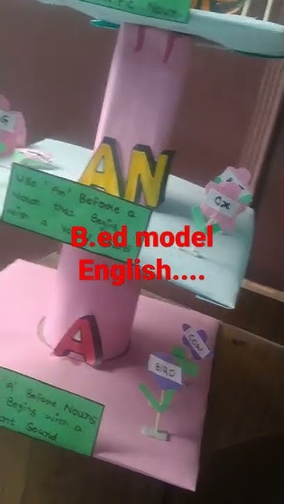 B.ed model English articles ... - YouTube