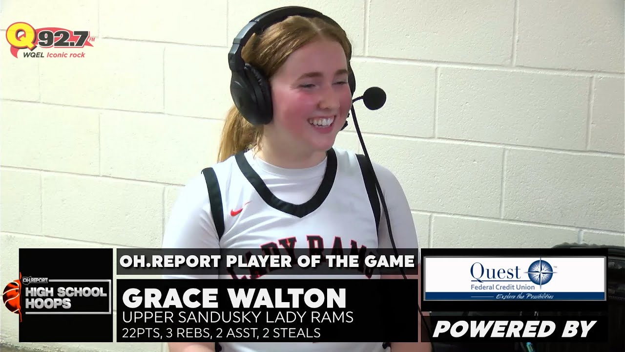 MVP: Upper Sandusky's Grace Walton vs Bucyrus - YouTube