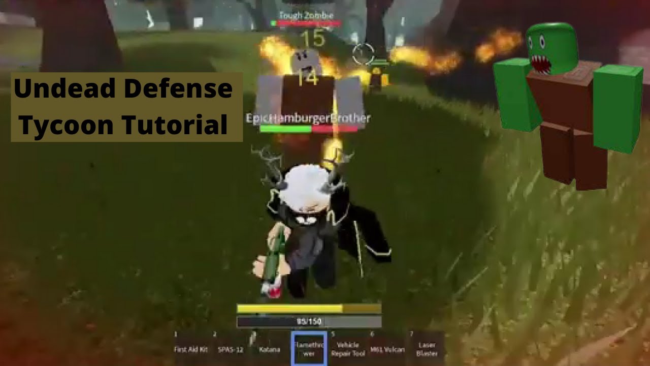 UNDEAD Defense TYCOON TUTORIAL (zombie game) - YouTube
