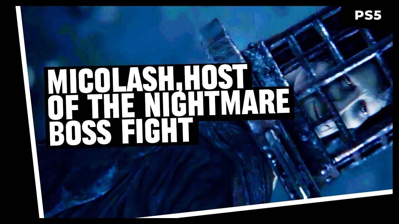 Micolash, Host of the Nightmare Boss Fight | Bloodborne | #micolash # ...