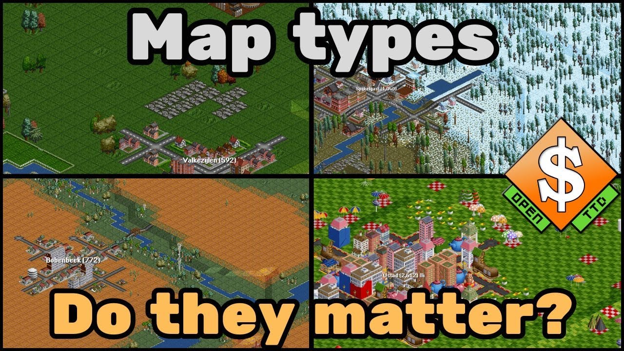 OpenTTD Map Types, Do They Matter? - YouTube