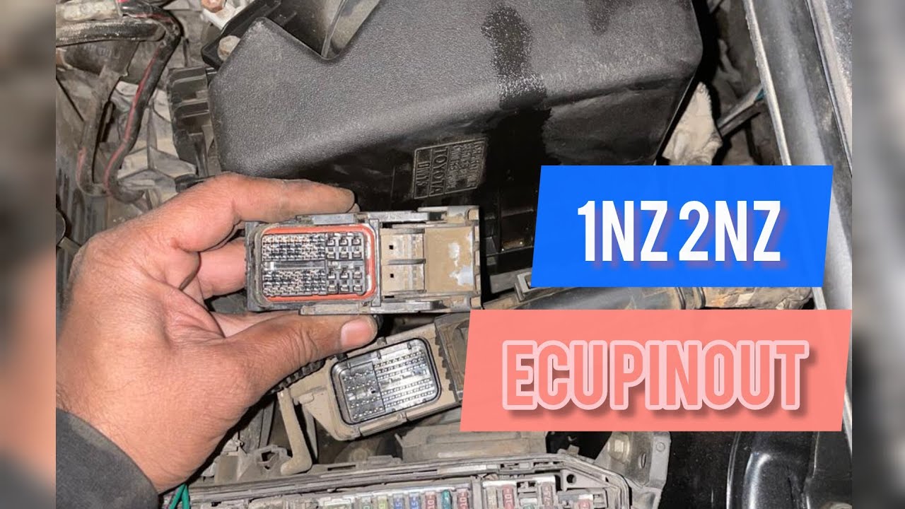 toyota crolla 1NZ 2NZ ecu pinout #viralvideo #viralshort #viralreels # ...