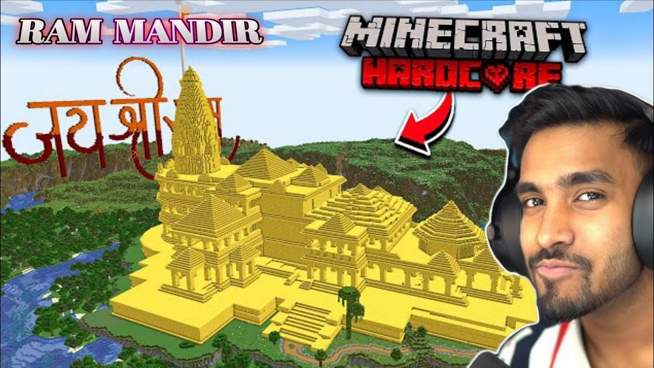 I BUILD RAM MANDIR IN MINECRAFT - YouTube