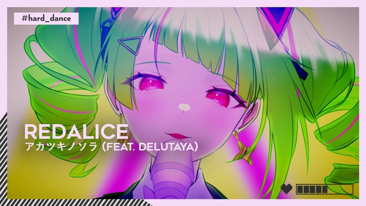 #HardDance | REDALiCE - アカツキノソラ (feat. DELUTAYA) [🌸] - YouTube
