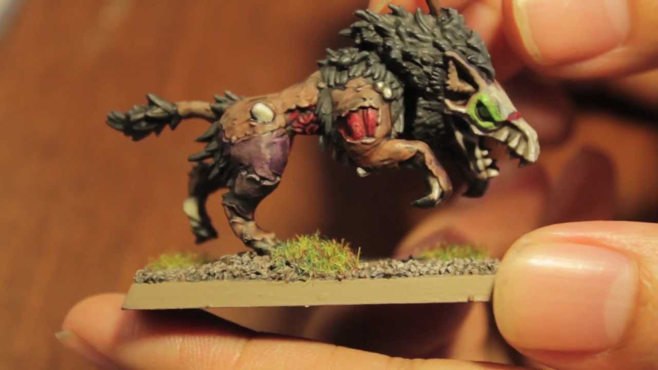 How to Paint Dire Wolves Part 1 - YouTube