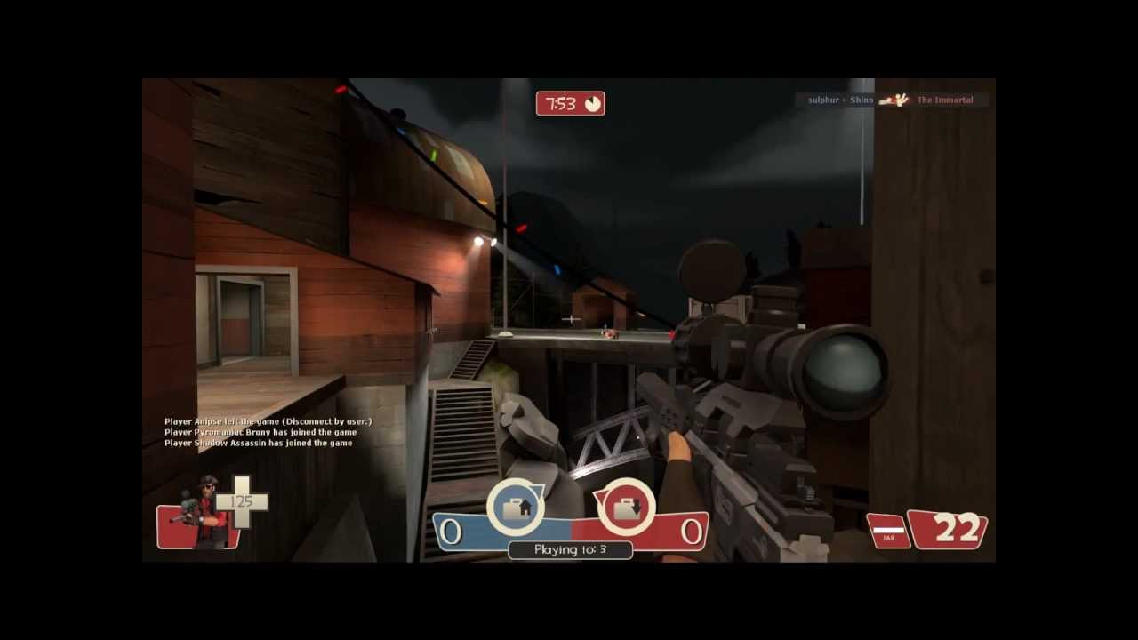 TF2: Double Cross SNIPER (gameplay/commentary) pt2 - YouTube