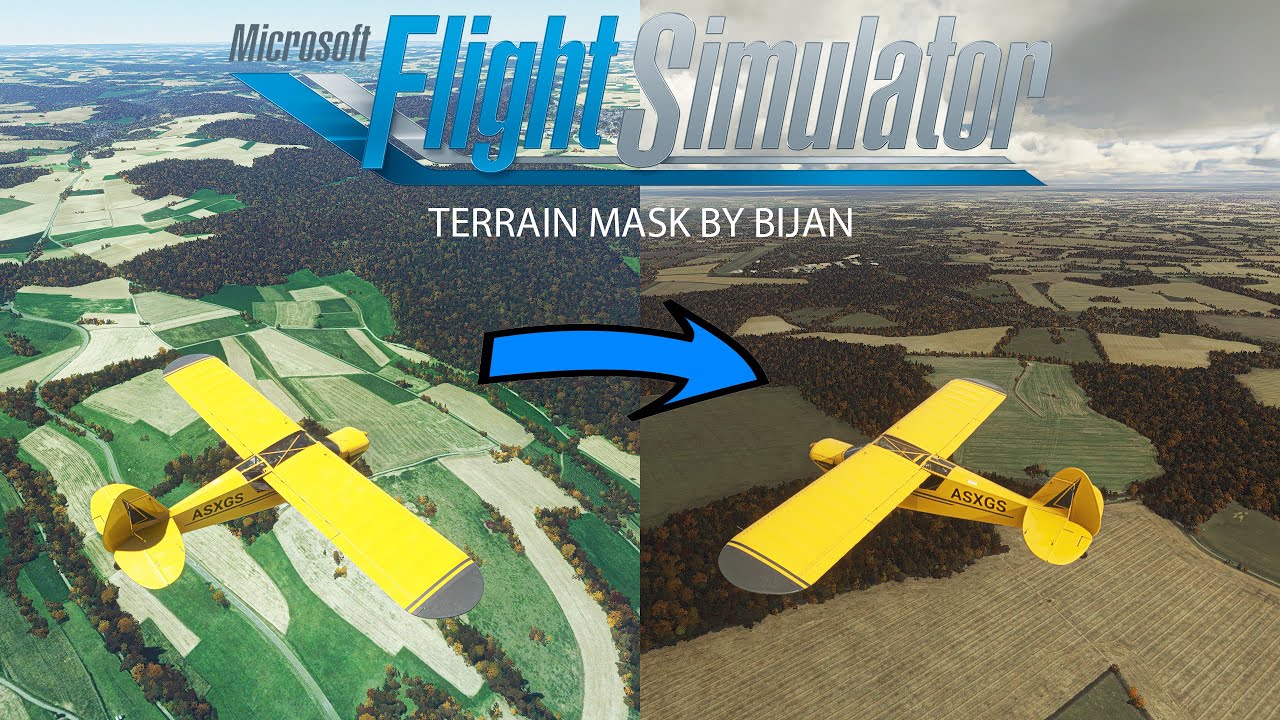Terrain Mask for Four Season Pack - Microsoft Flight Simulator 2020 ...