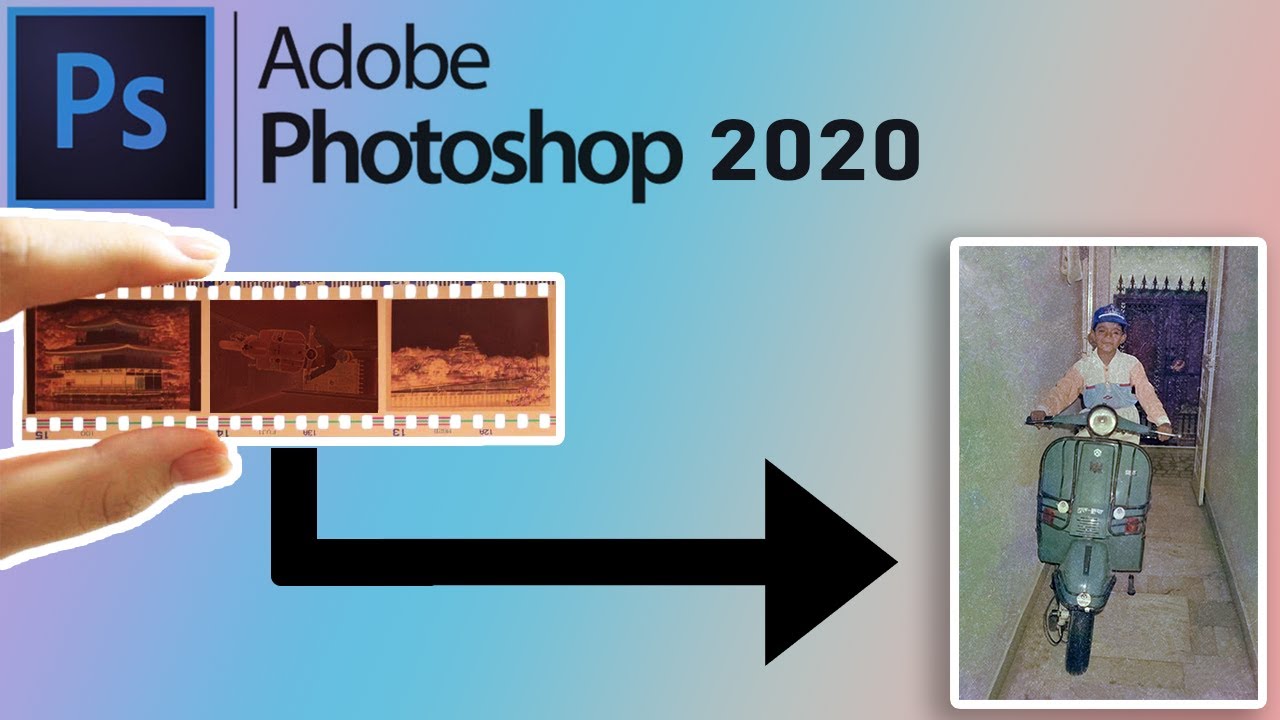 How to Develop/Convert Negatives to Digital Image in Adobe Photoshop ...